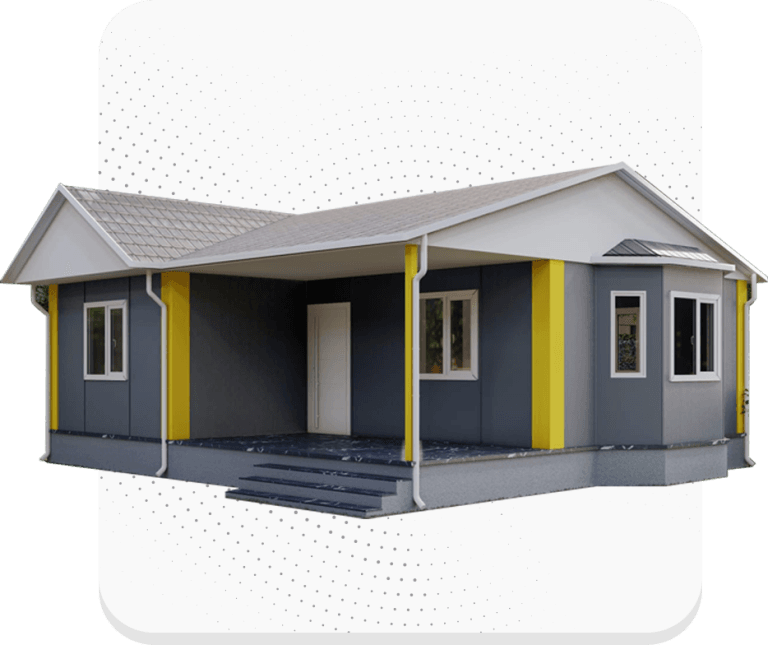 Prefabrik - 74m2 - Steelhouse